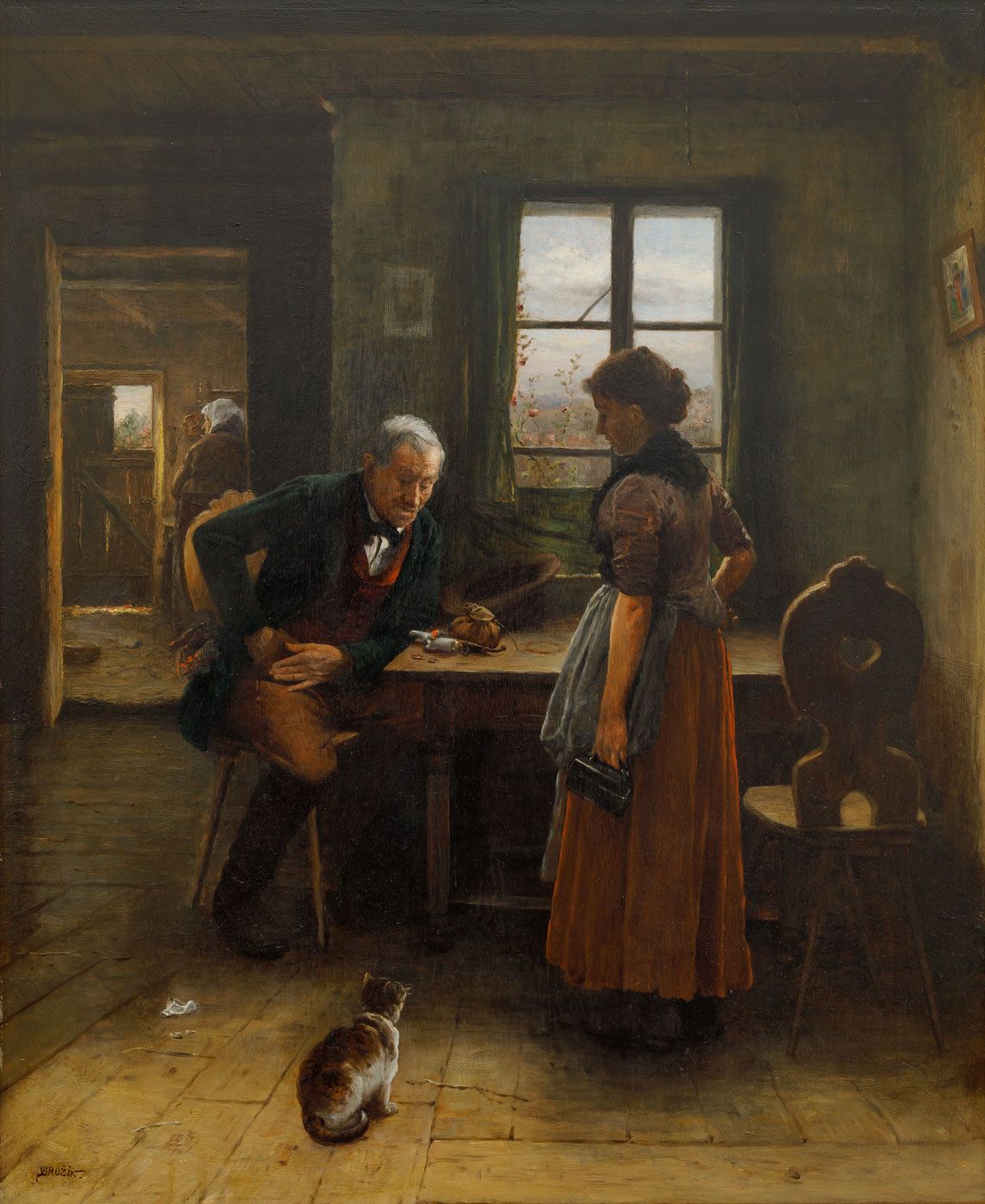 Strapped for Cash - Václav Brožík (1851–1901) - The KODL Gallery
