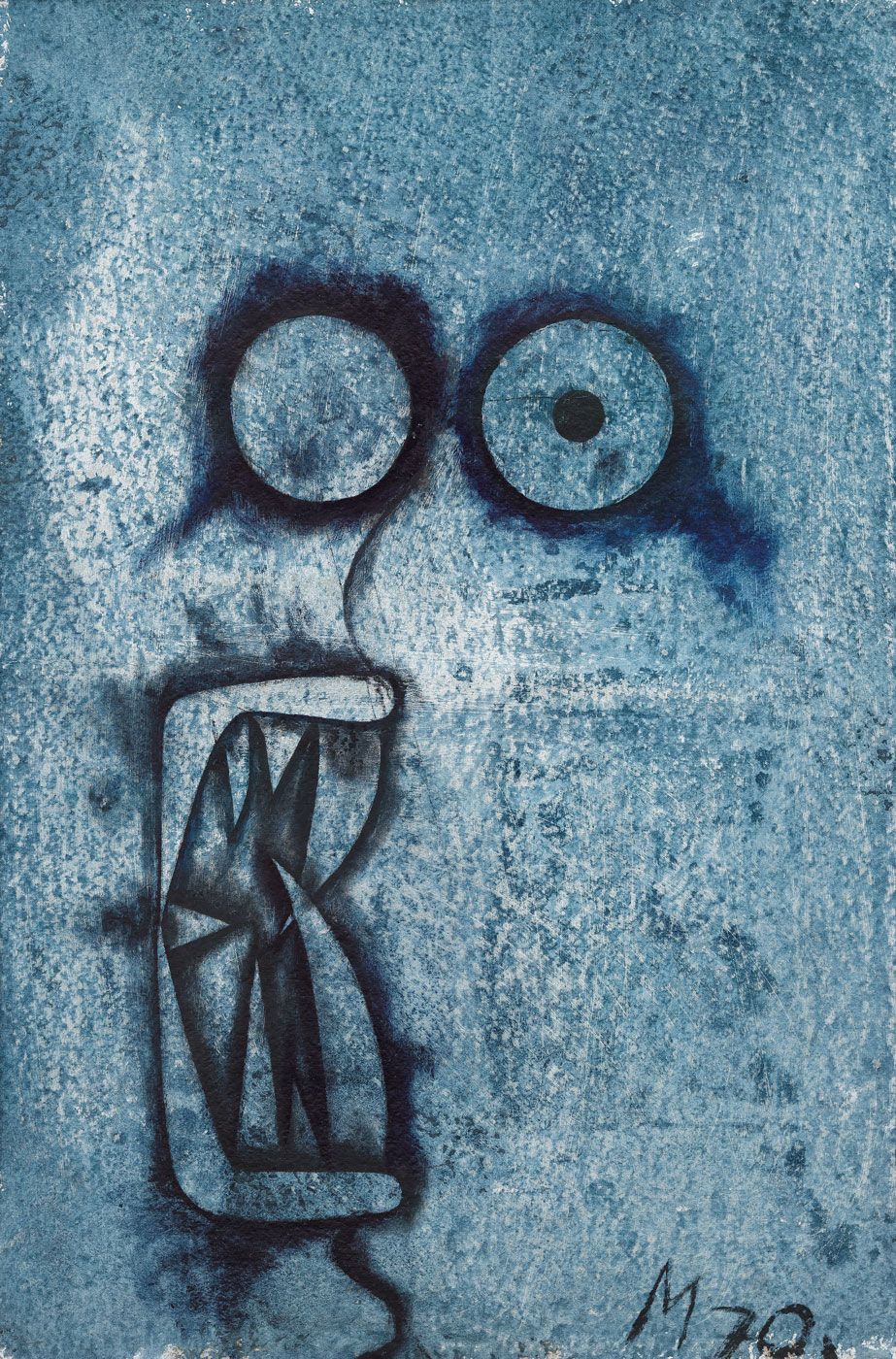 Modrý obličej - Mikuláš Medek | Galerie KODL