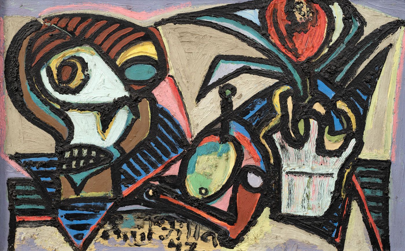 Still Life with a Skull and a Tulip - Emil Filla (1882–1953) - The KODL ...