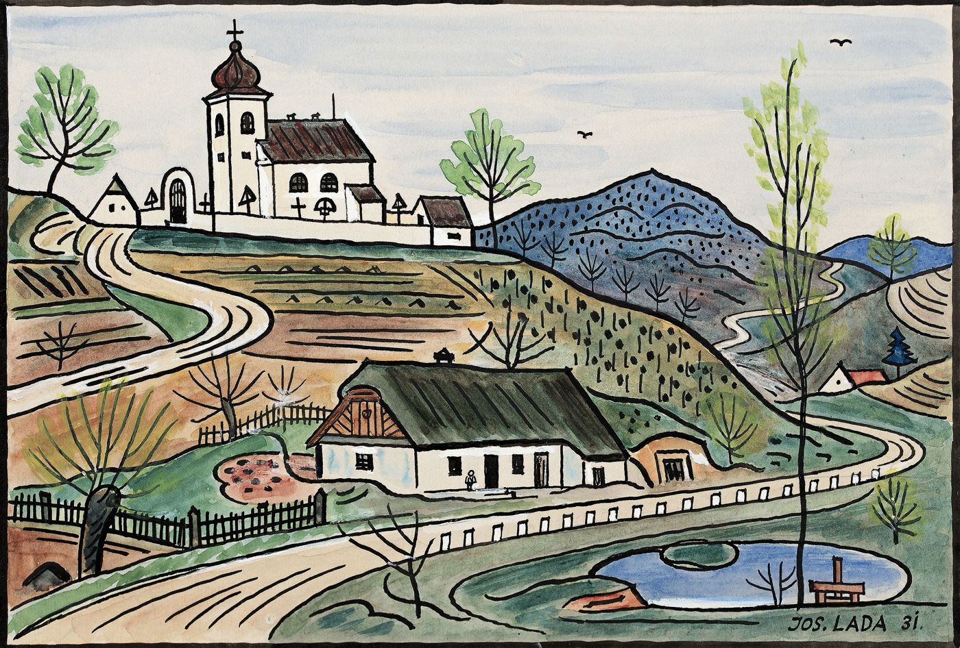 Krajina - Josef Lada | Galerie KODL