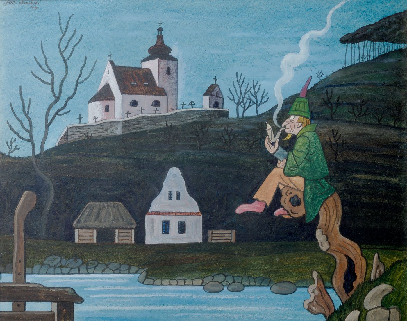 Vodník - Josef Lada (1887–1957) - Galerie KODL