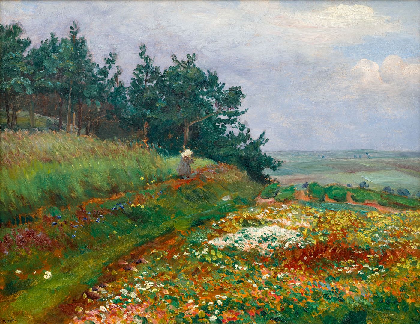 Louka z jara - František Kaván (1866–1941) - Galerie KODL